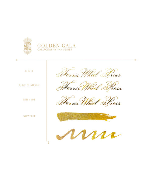Ferris Wheel Press Calligraphy Ink - Golden Gala | The Hamilton Pen Company