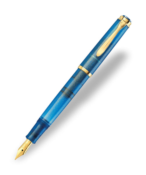 Pelikan M200 Classic Fountain Pen - Golden Lapis Special Edition Gift ...