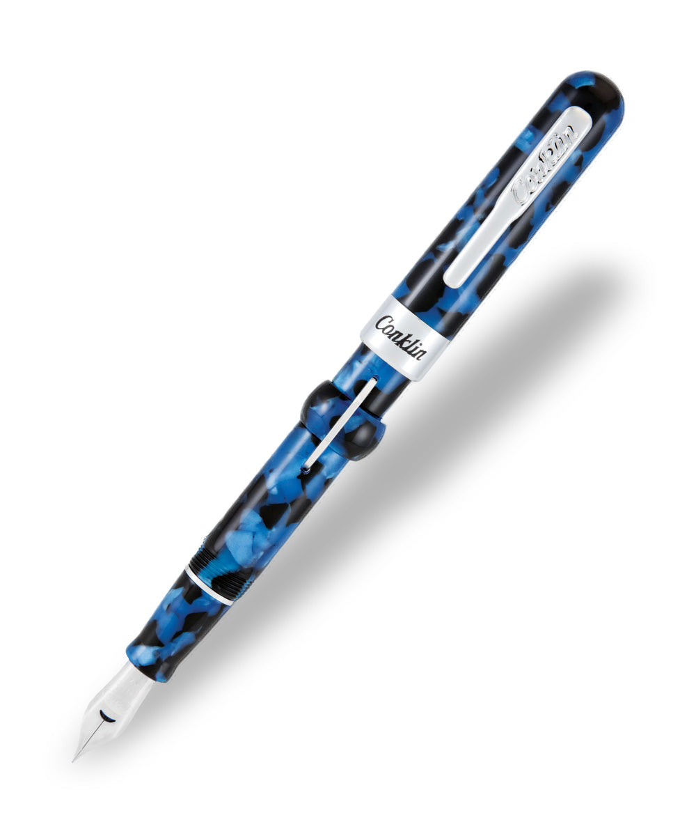Conklin Crescent Filler Fountain Pen - Vintage Blue | The Hamilton Pen ...
