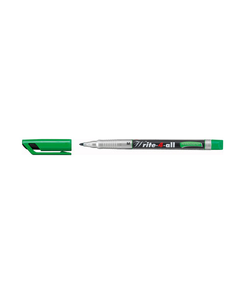 Stabilo Write-4-All Permanent Marker Pen - Green | The Hamilton Pen Company