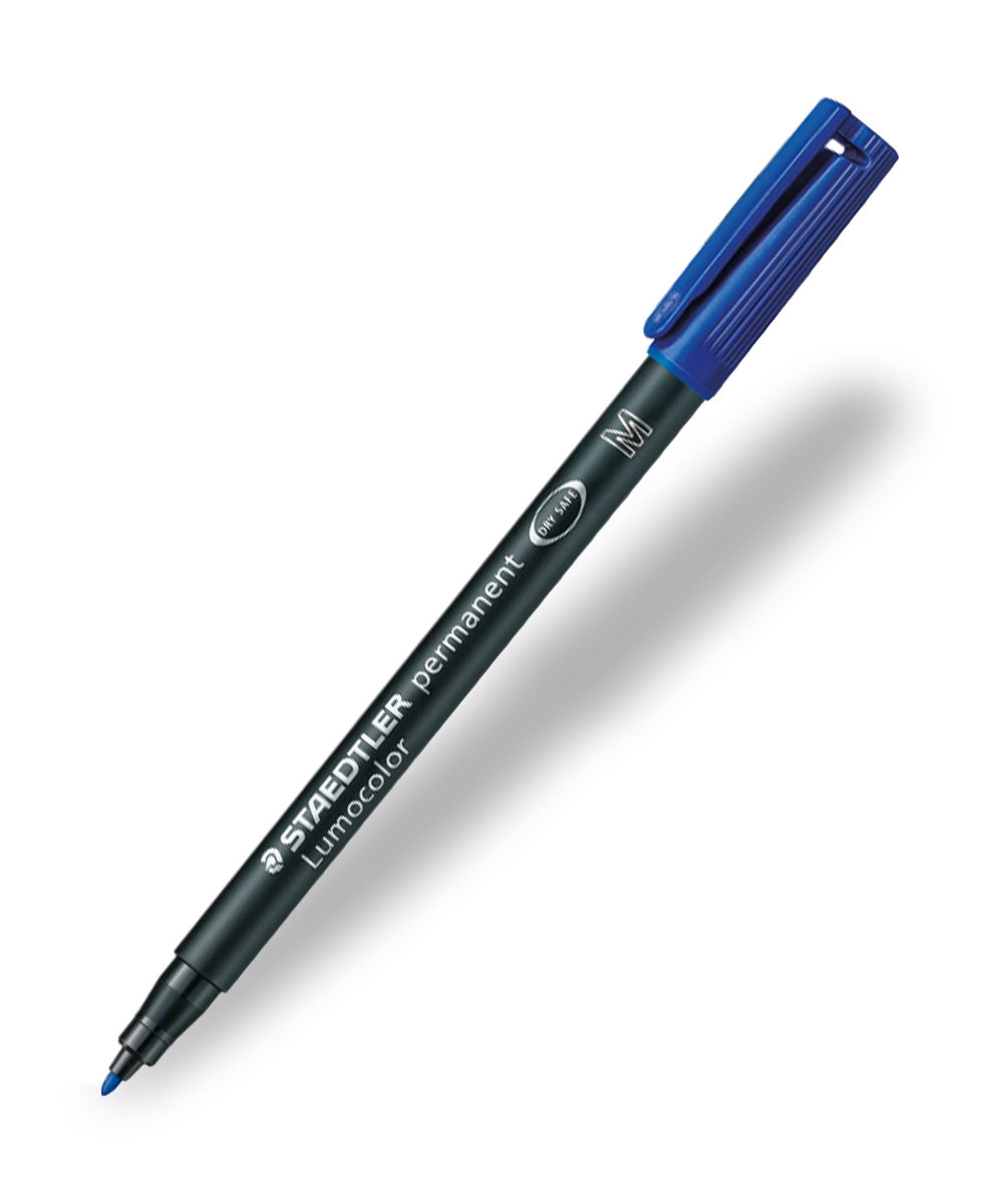 Staedtler Lumocolor Permanent Marker Pen - Blue | The Hamilton Pen Company